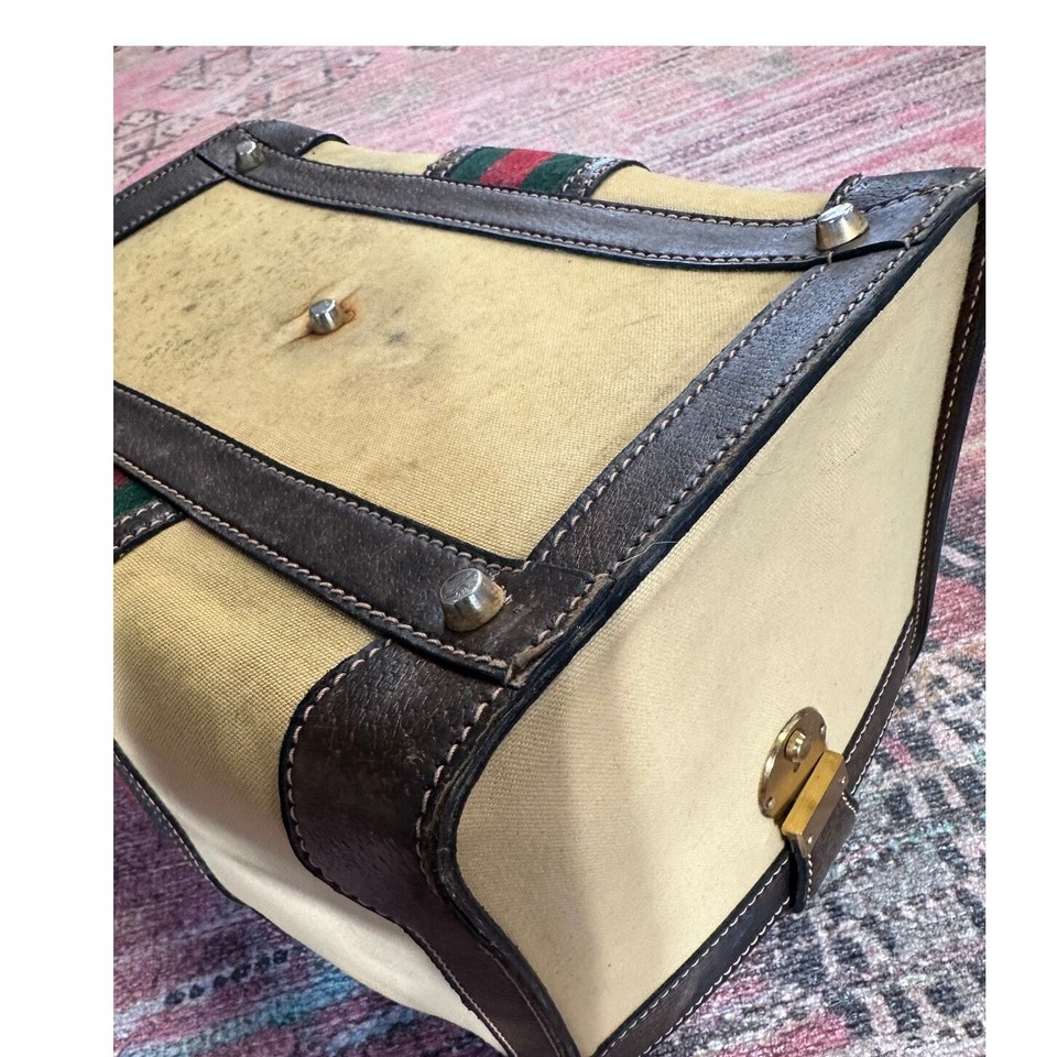 GUCCI Vintage Large Train Case Collector's Piece | eBay