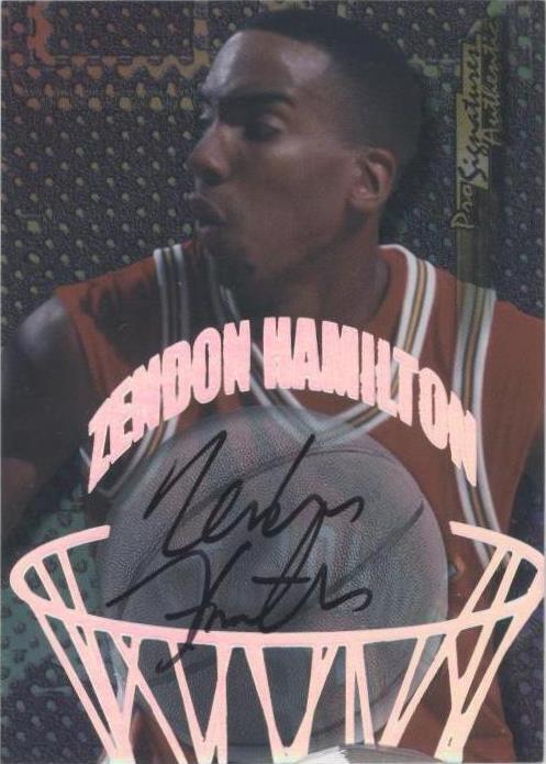 1998-99 Collector's Edge Impulse - Pro Signatures Authentic Zendon ...