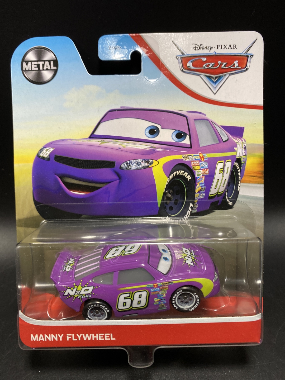 Disney Cars Factory Mail-Ins N2O Cola And Sidewall Shine