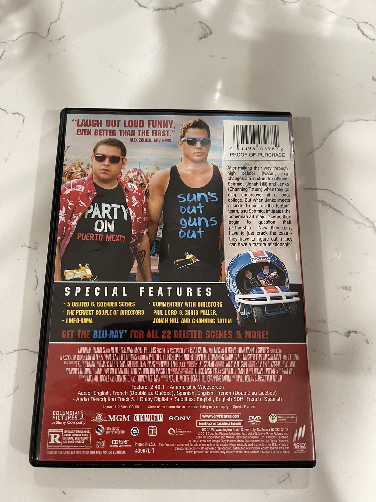 22 Jump Street (DVD, 2014) 43396439672 | eBay