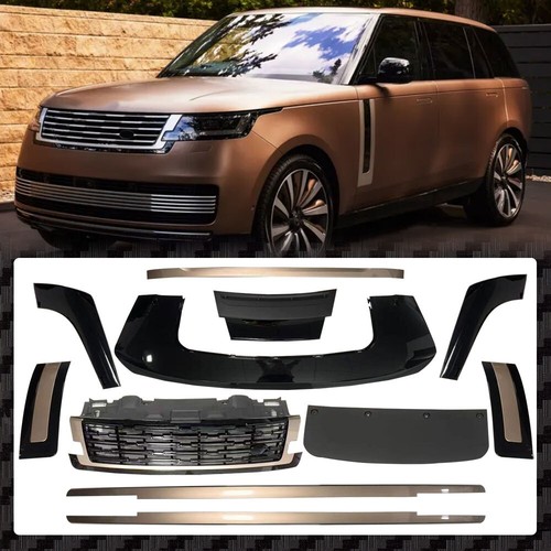Golden Black Front Grille Side Fender Rear Trim Body Kit For Range ...