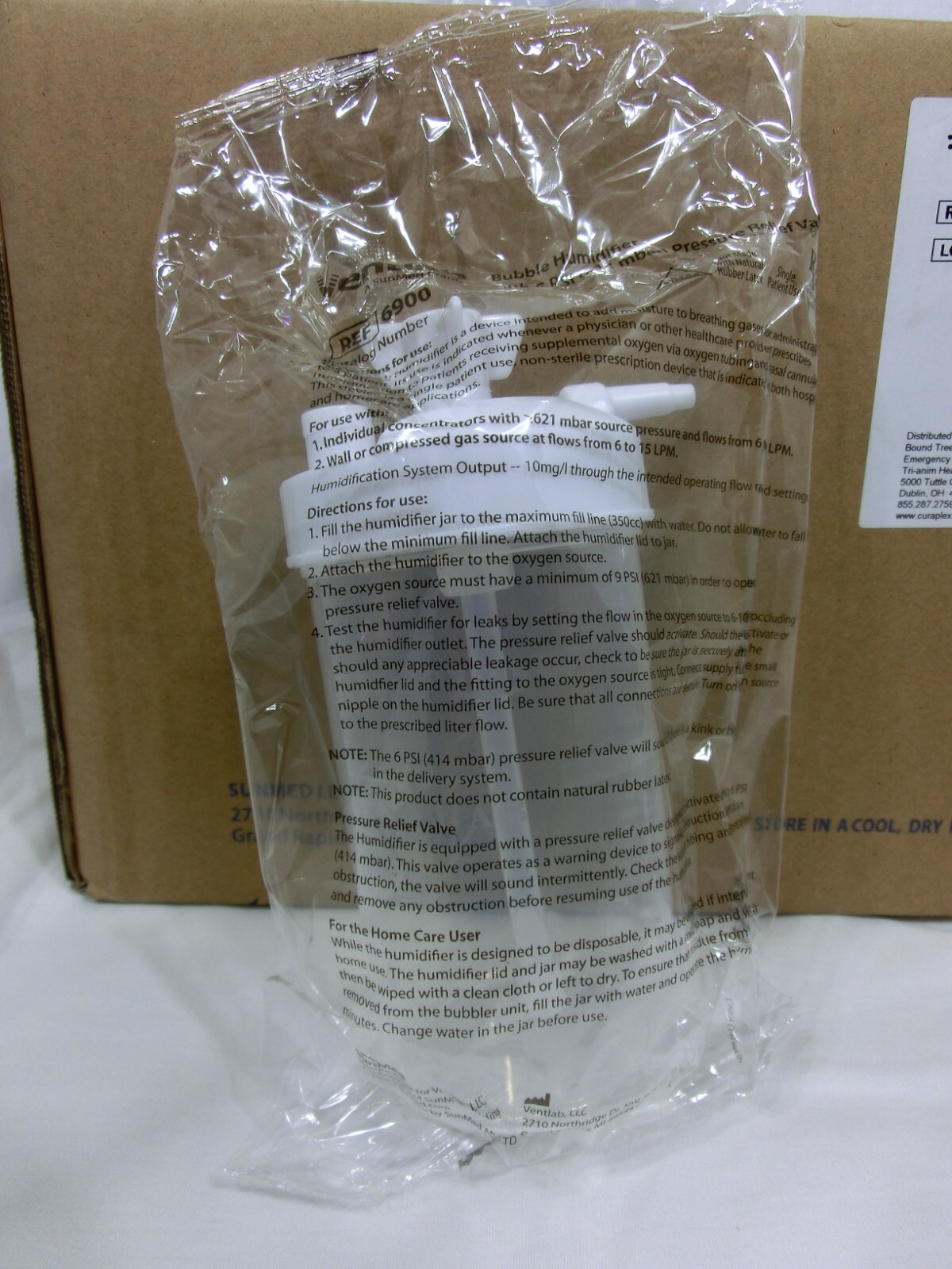 Curaplex 301P3050EA Bubble Humidifier Case of 10 | eBay