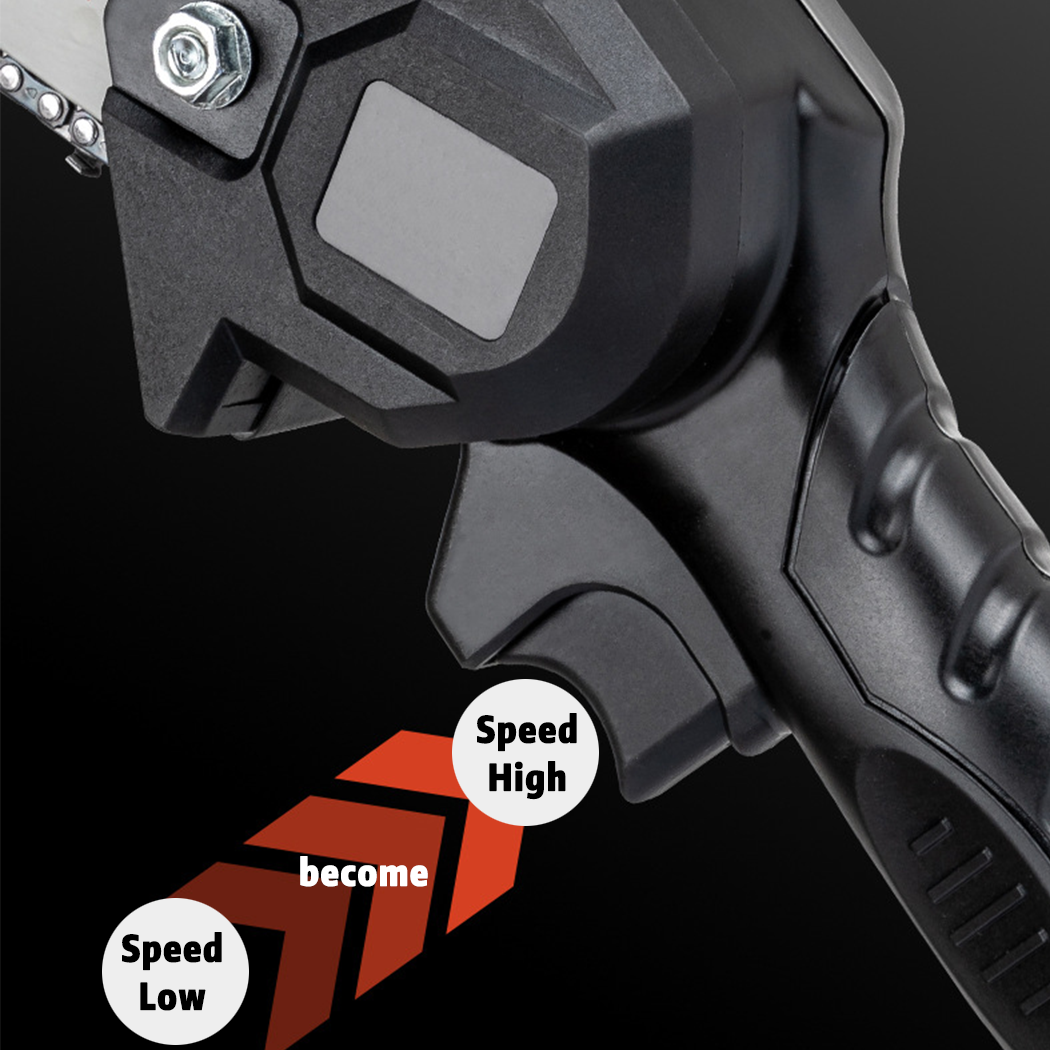 9in1 Mini Cordless Electric Chainsaw 2X Battery-Powered Wood Cutter ...