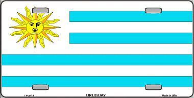 Uruguay Flag Metal Novelty License Plate Tag LP4171 | eBay