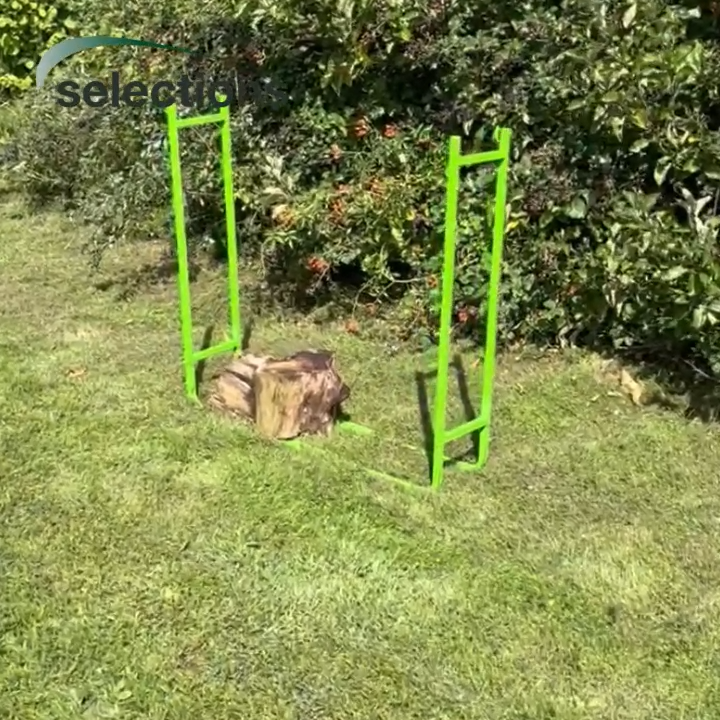 Log Store Outdoor Metal Firewood Wood Tidy Storage Woodstore Rack Frame ...