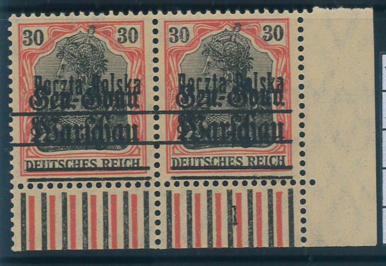 P3285 - POLAND , GERMAN OCCUPATION STAMPS OVERPRINTED POCZTA POLSKA ...