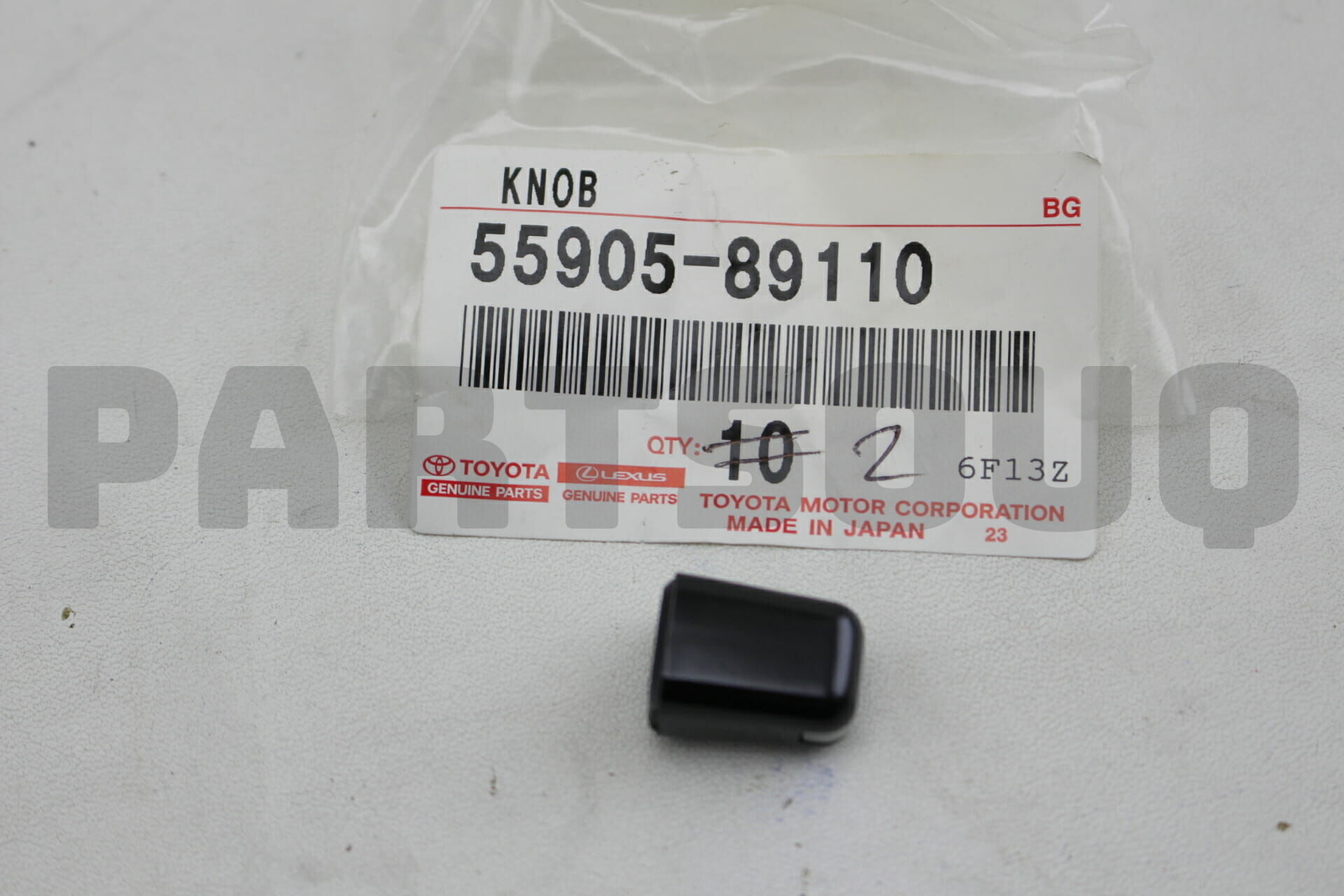 5590589110 Genuine Toyota KNOB SUB-ASSY, CONTROL 55905-89110 | eBay