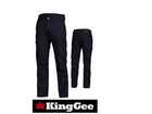 KING GEE MENS 'TRADIE' NARROW FIT 100% COTTON CANVAS CARGO WORK PANTS ...