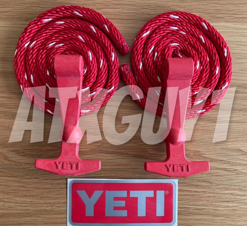 YETI Latch Kit - RED - for Tundra Cooler - Rope, Latches, & Sticker | eBay