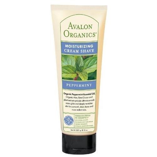Avalon Organics Moisturizing Cream Shave Peppermint - 8 Oz for sale ...