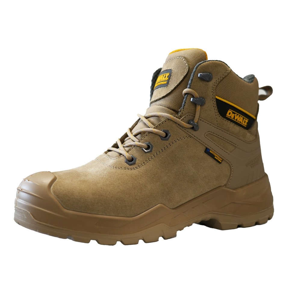 Dewalt Work Boots Hayes S7 Waterproof & Breathable Safety Boots Stone ...
