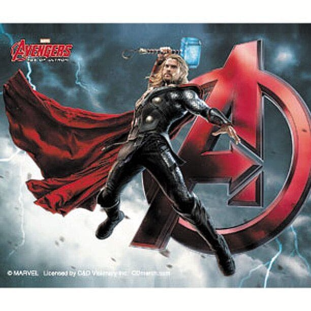 Marvel AVENGERS AGE OF ULTRON Peel Away Sticker - THOR | eBay