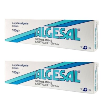 Algesal Local Analgesic Cream -100g x 2 (Pain Relief Cream) - | eBay UK