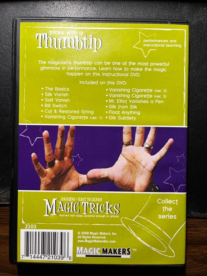 Magic Tricks - Tricks with a Thumb Tip - Amazing & Easy to Learn Very ...