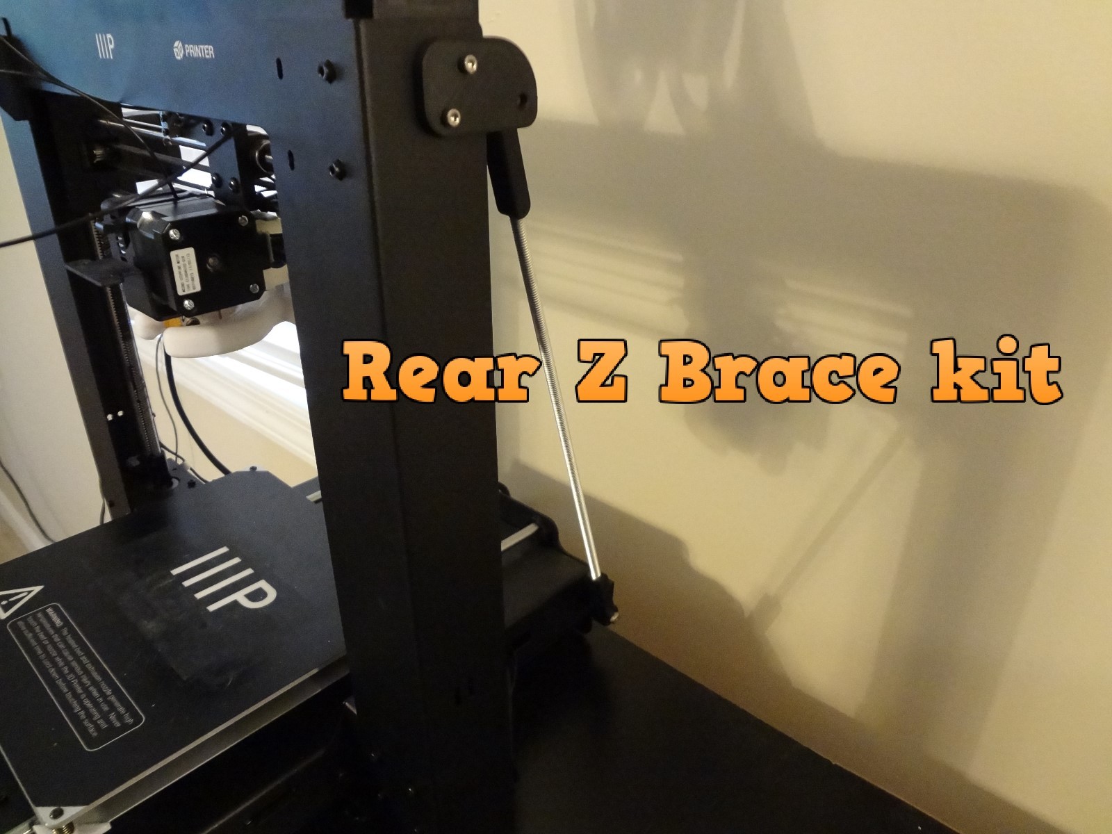 XD Wanhao Duplicator Monoprice Maker Select REAR Z brace kit 3d printer ...