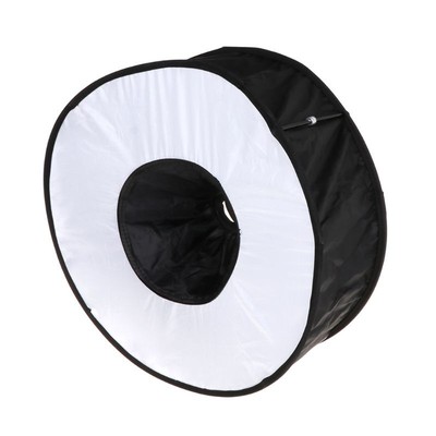 Ring Softbox Speedlight Round Light Soft box Foldable Soft Fla | eBay