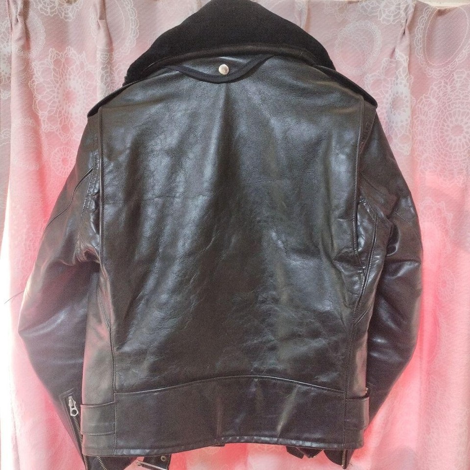 Schott 100th Anniversary Michael One Star Leather Jacket M Black | eBay