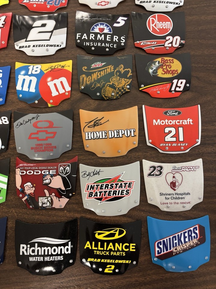 Lot Of 64 Nascar Plastic Hoods | eBay