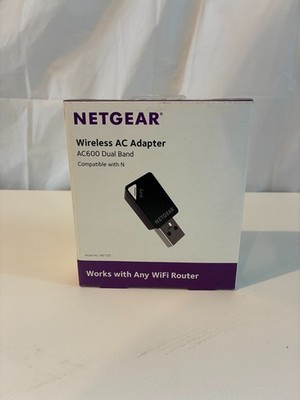 NEW IN BOX NETGEAR Wireless AC Adapter AC600 Dual Band | eBay