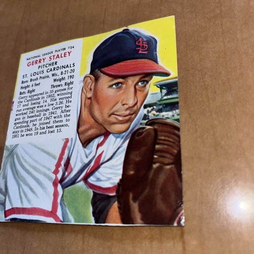 1953 Red Man Tobacco All-Star Team - National League Series Gerry ...