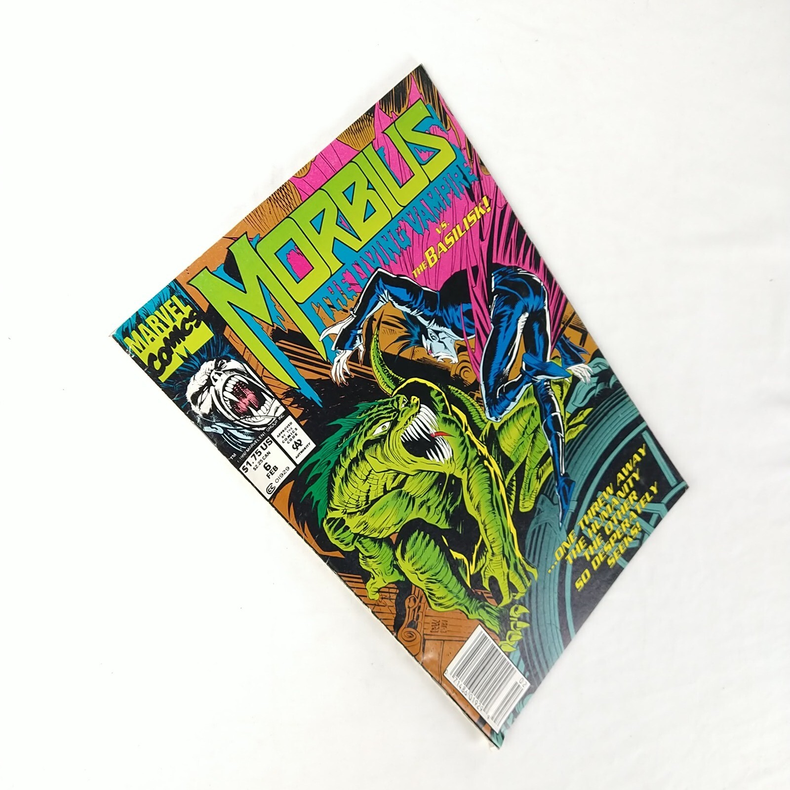 Morbius The Living Vampire #6 Vs Basilisk Newsstand (1993 Marvel Comics ...