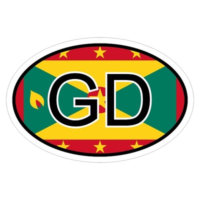 Grenada GD - csd0243 Autoaufkleber Sticker Aufkleber KFZ Flagge | eBay
