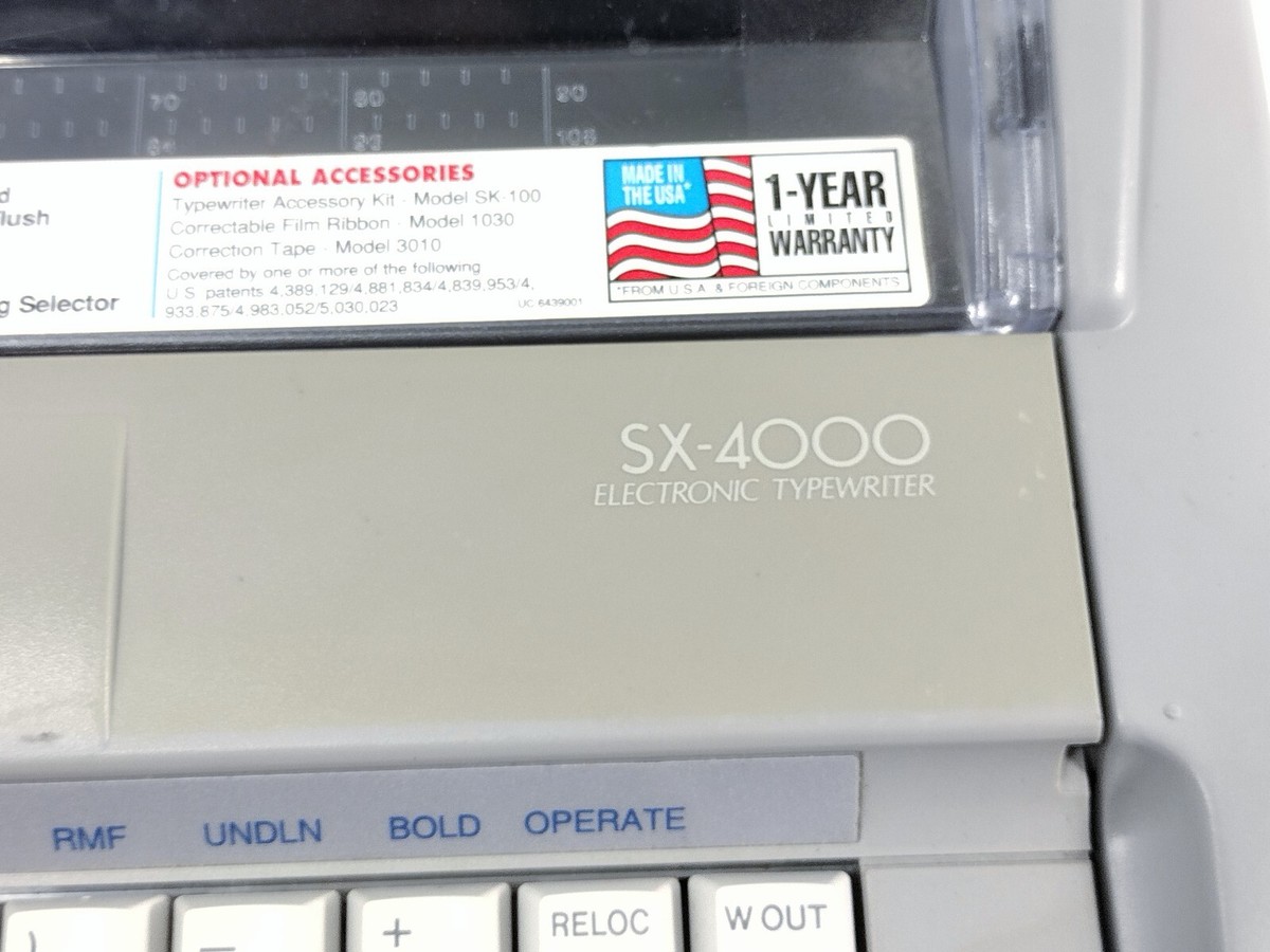 Brother Sx 4000 Electronic Typewriter By From Office Depot
