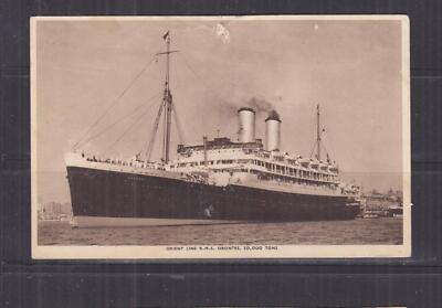 GREAT BRITAIN, SS ORONTES, ORIENT LINE, c1935 ppc., unused. | eBay