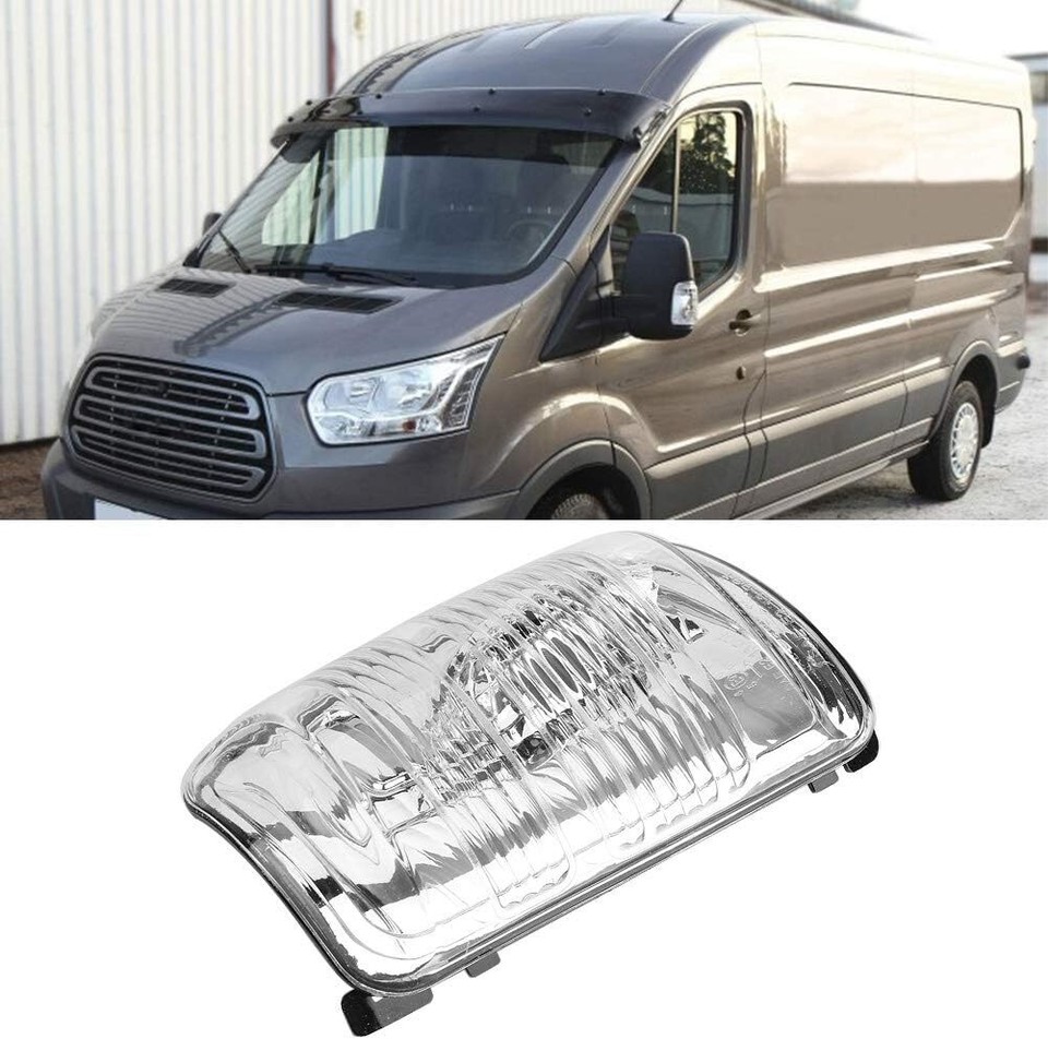 WING MIRROR INDICATOR LENS CLEAR LEFT SIDE PASSENGER FOR FORD TRANSIT ...