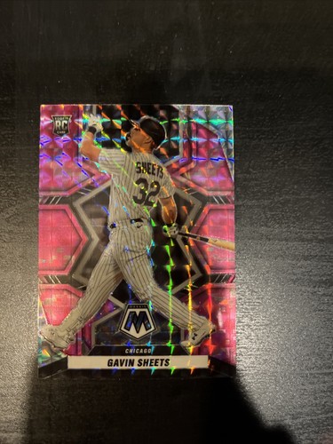 2022 Panini Mosaic Gavin Sheets Rookie RC - Pink Camo Prizm #212 | eBay