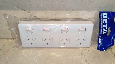 DETA Four Way (Quad) Power Point - BRAND NEW | eBay Australia