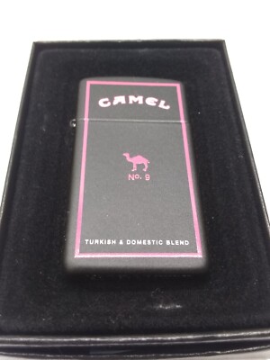 2006 Zippo CAMEL No.9 Promotional Lady's Slim NEON PINK/Black NEW/MINT ...