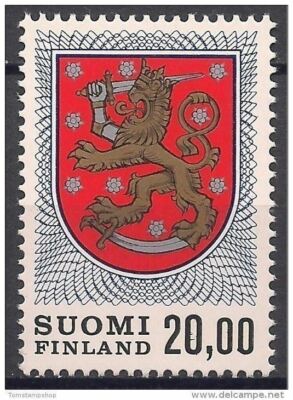 Finland 1978 Coat of Arms Heraldry Heraldic Lions Sword/ normal paper ...