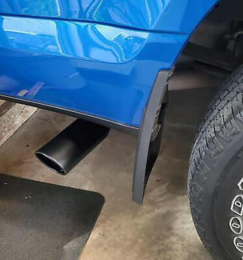 Matte Slant Stainless Steel 3" Inlet 4" Outlet Muffler Diagonal Roll ...