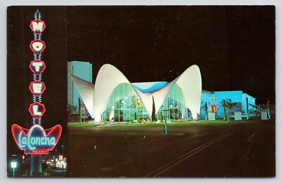 La Concha Motel Neon Sign Night View Las Vegas Nevada NV Postcard | eBay