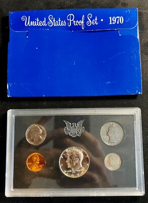 1970 S Proof Set U.S. Mint OGP Original Government Packaging ...