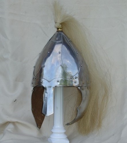 Late Roman Arthurian King Arthur iron helmet Viking Norman Medieval ...