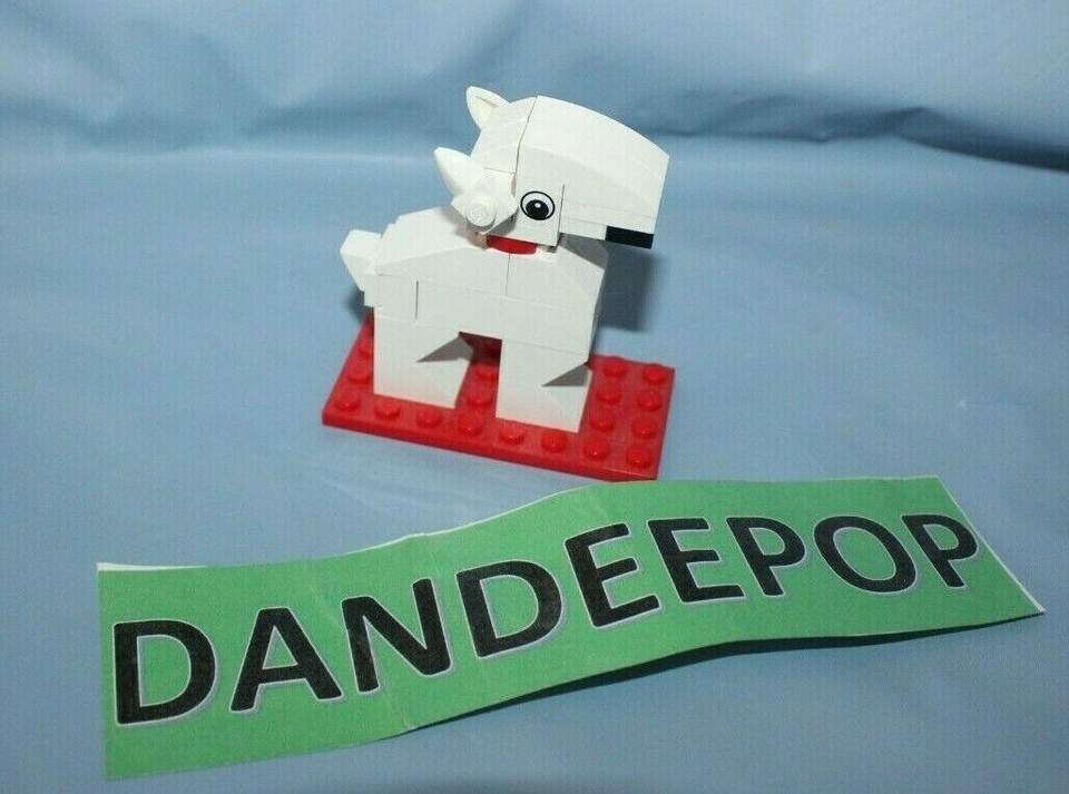 Target Exclusive Bullseye Dog Lego Building Toy Set | eBay