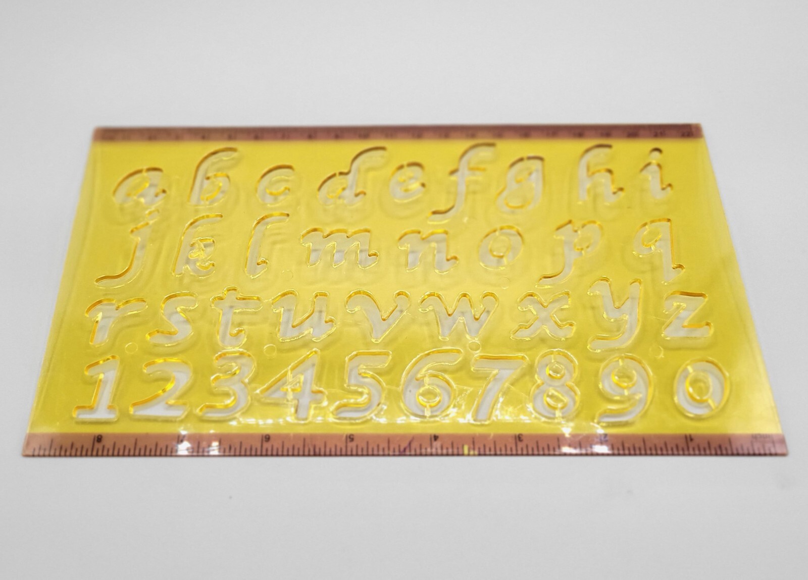 Alpha Numeric Templates Stencils Scrapbooking Paper Arts Crafts Lot of ...