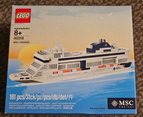 LEGO 40318 MSC Cruises Model Ship ~ BRAND NEW SEALED ~ Box Mint ...