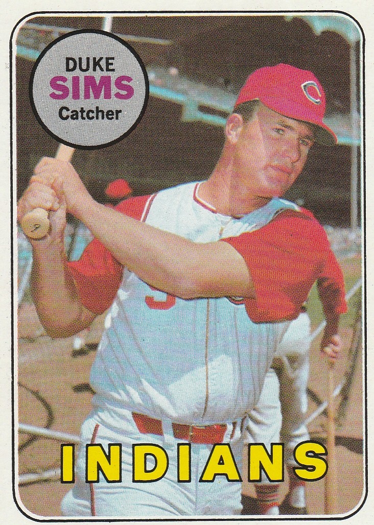 1969 Topps Duke Sims Cleveland Indians #414 Baseball Card | eBay