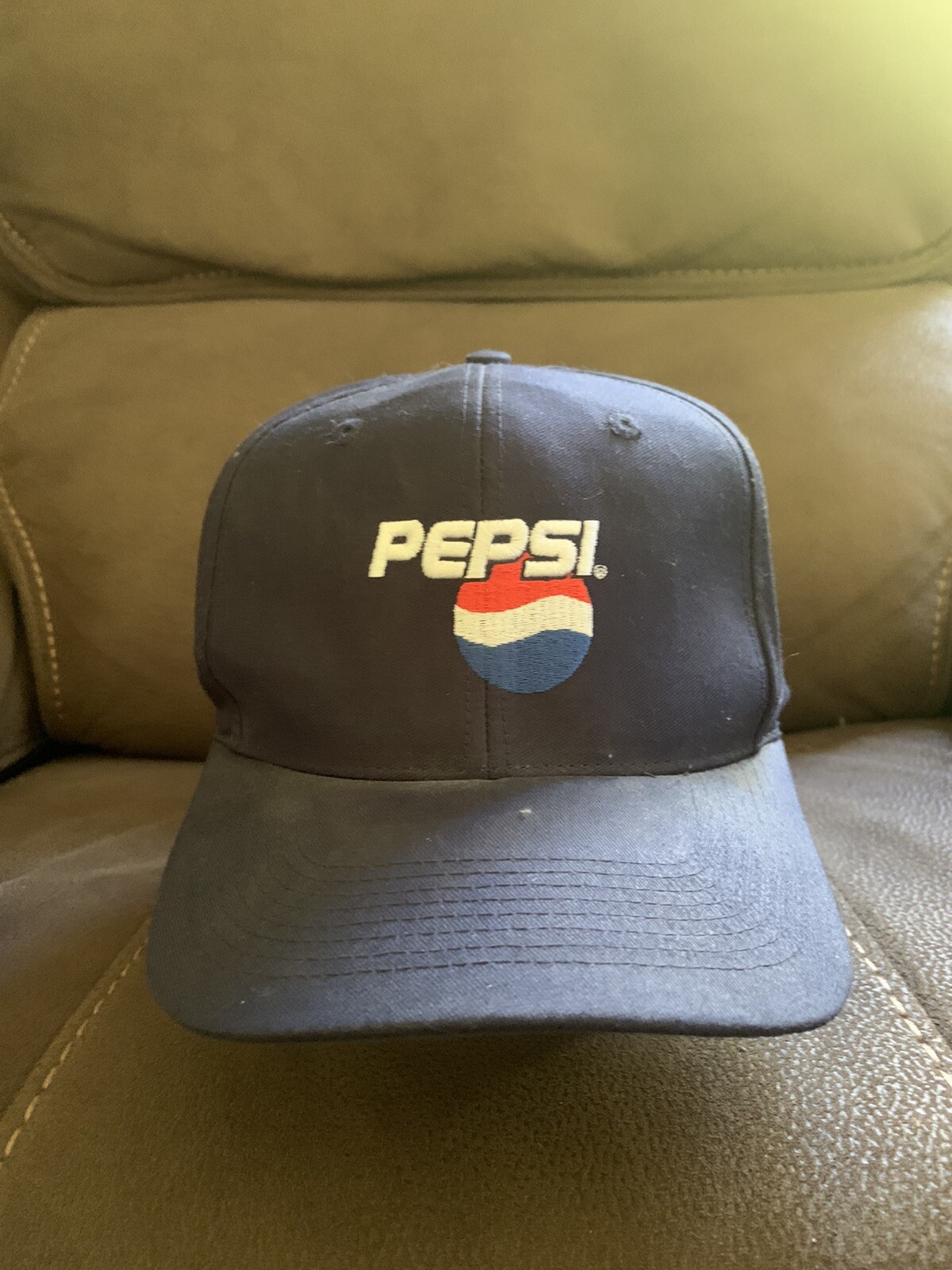 Vintage Pepsi Navy Blue Snapback Hat OSFM | eBay
