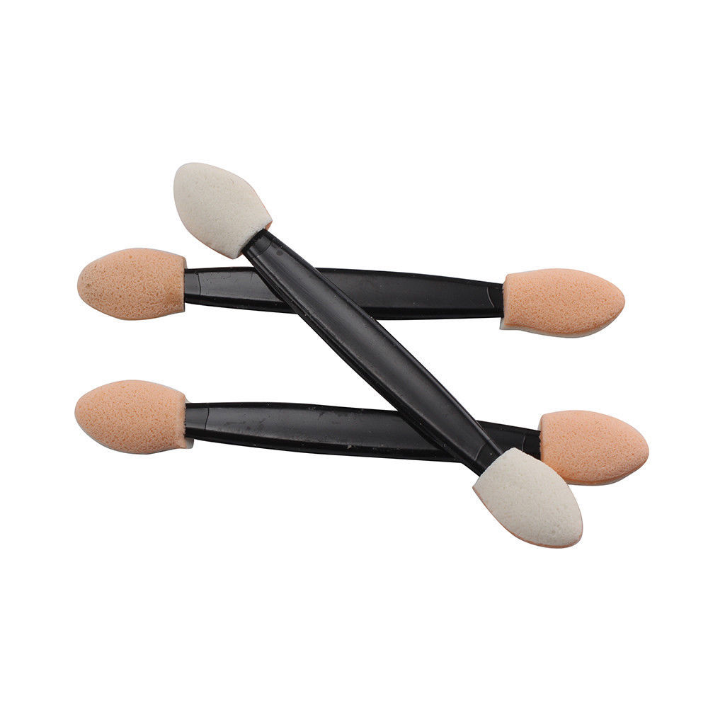 Double Ended Disposable Eye Shadow Sponge Wand Applicators Make up ...
