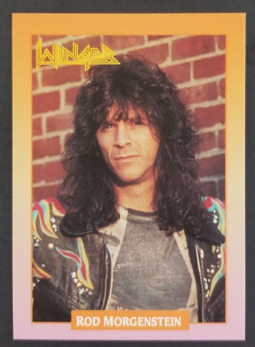 Rod Morgenstein Winger 1991 Music Rock Band Brockum Rock Star Card #280 ...