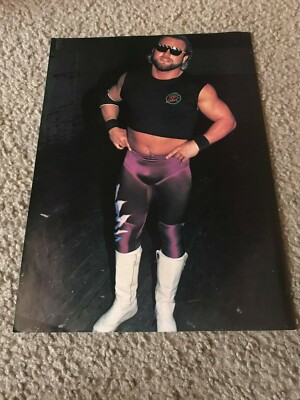 Vintage UWF Wrestling HOT STUFF EDDIE GILBERT Pinup Photo WWF NWA ECW ...
