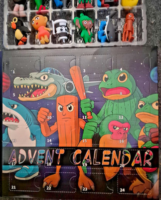 Italian Brainrot Steal a Brainrot Toys, Brain Rot 24 day Advent ...