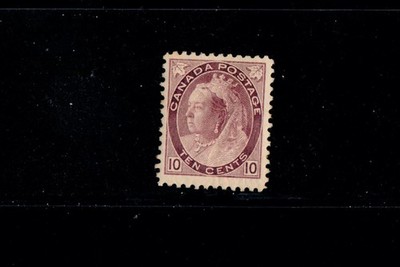 Canada SC# 83 Mint H OG 1898-1902 QV 10c Brown Violet Numeral | eBay
