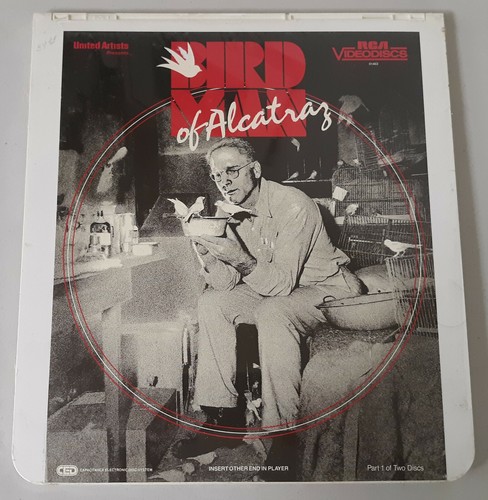 SEALED Birdman Of Alcatraz Vintage RCA Selectavision VideoDisc (CED ...