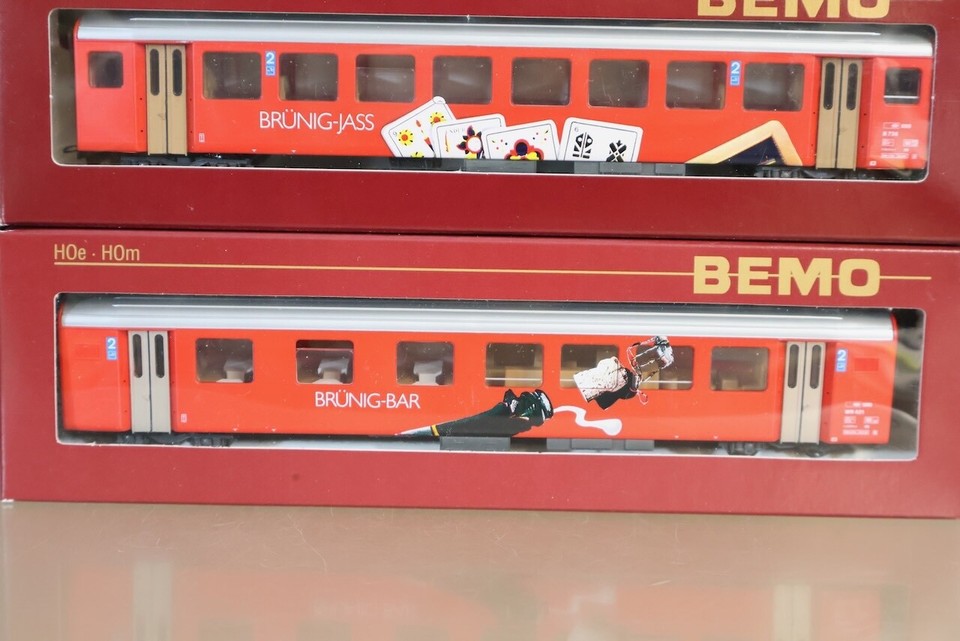 Bemo 3478 400 Hom Gauge SBB Cff 2nd Classe Barrette & Service Vagone ...
