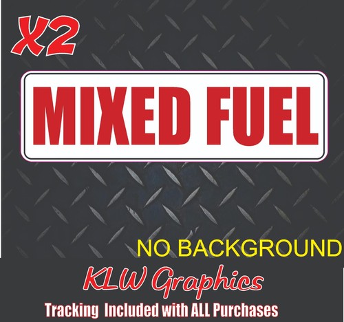 Mixed Fuel Decal Sticker Turbo Diesel Truck 6.7 6.6 Crew Cab Def Tank ...